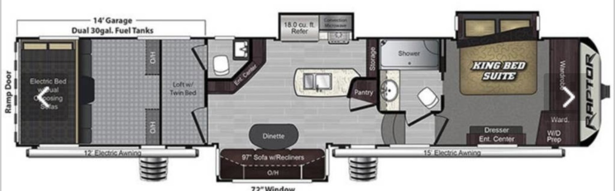 Raptor 332TS For Sale - Keystone RVs - RV Trader