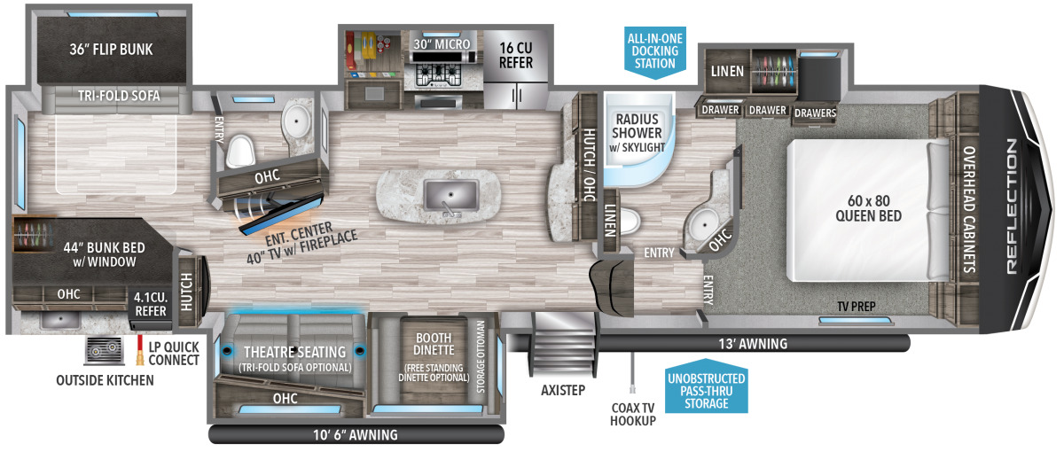 Reflection 311BHS For Sale - Grand Design RVs Near Me - RV Trader